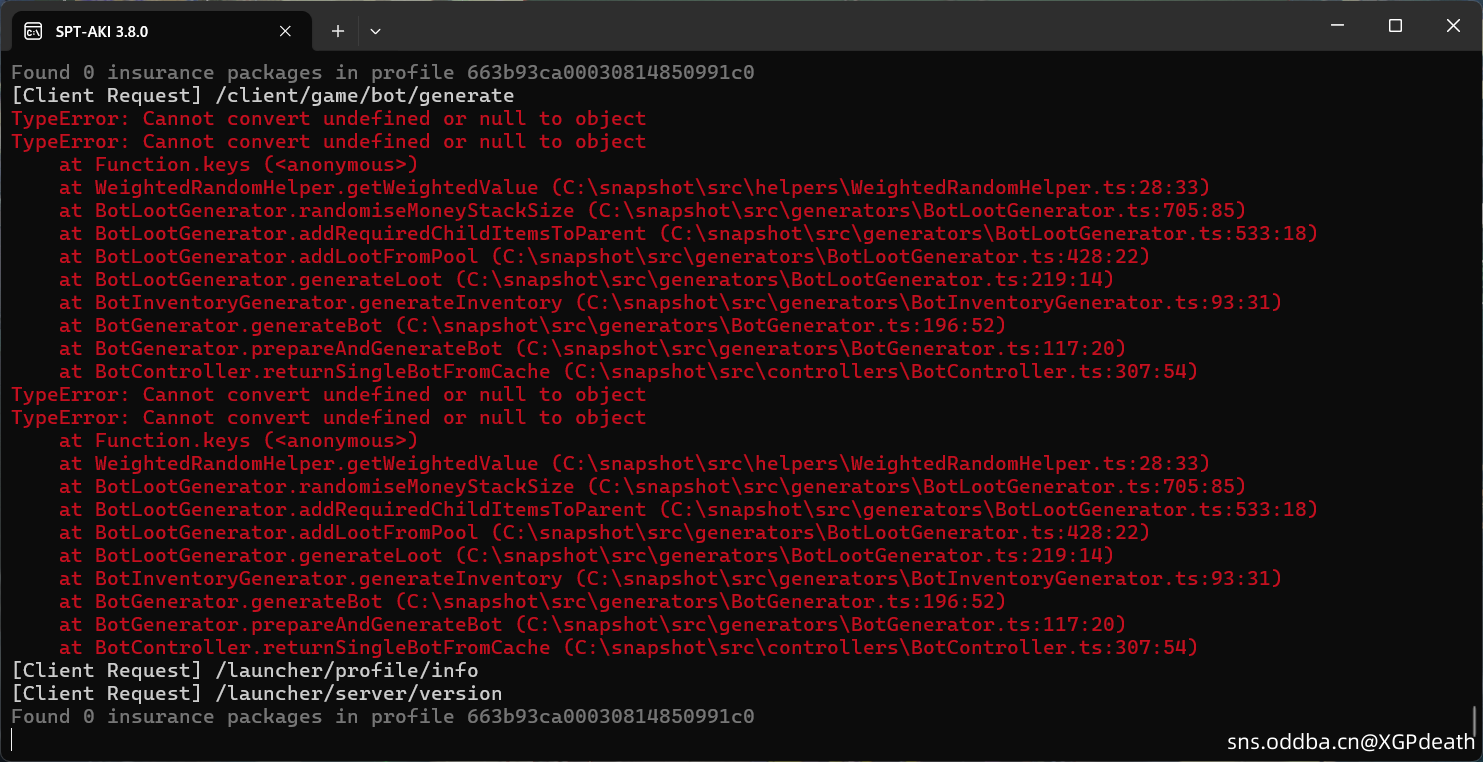 3.8.0版本BOT报错问题-ODDBA社区