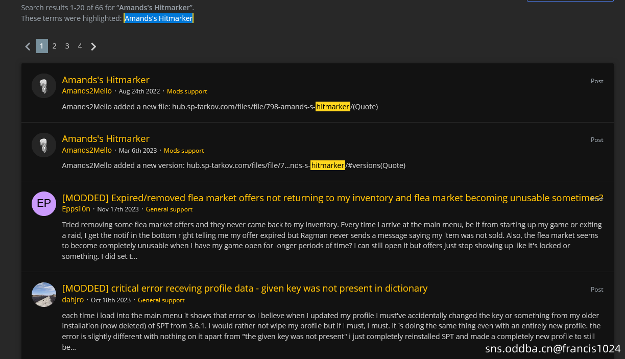 求助类似Amands’s Hitmarker的MOD-ODDBA社区