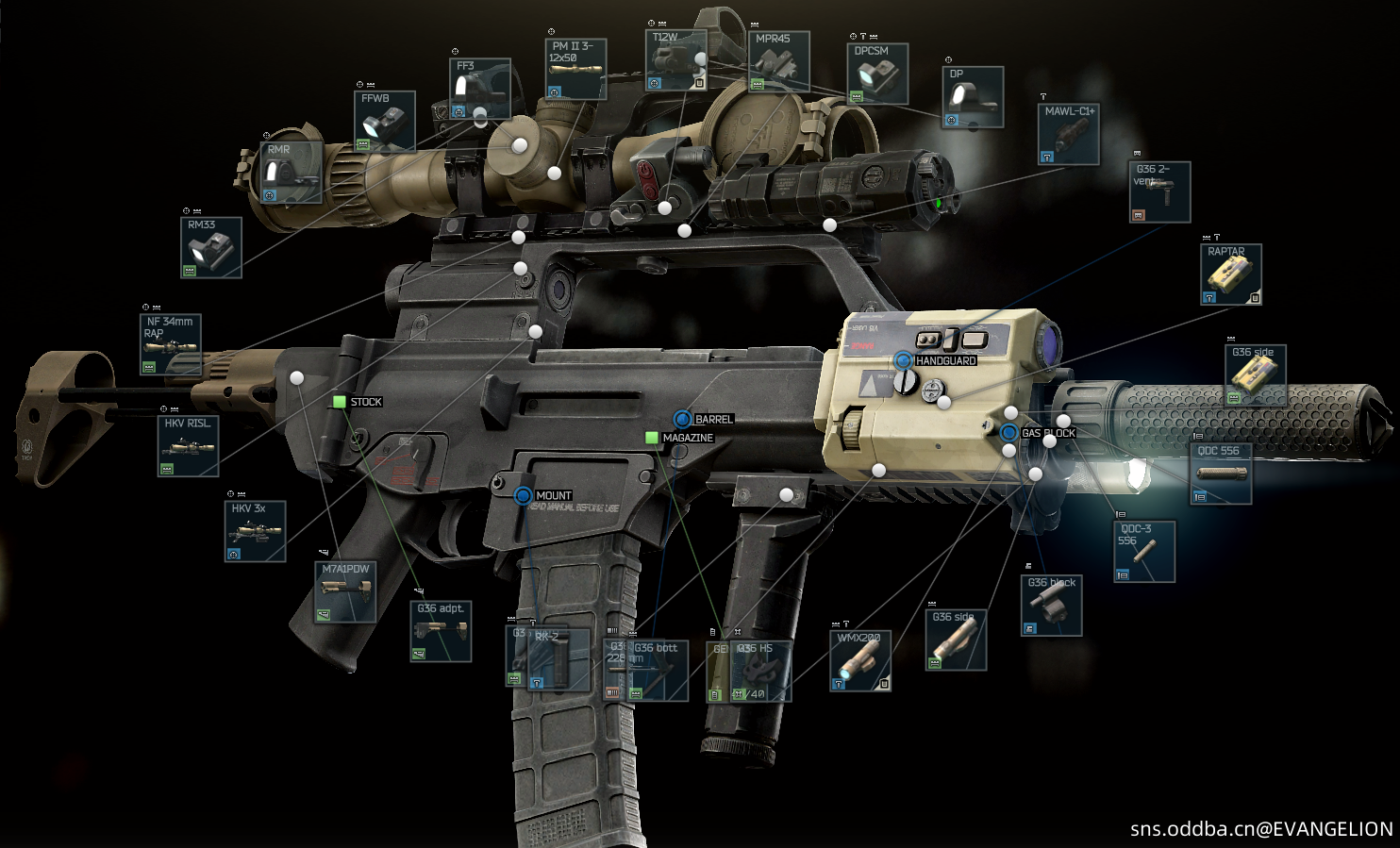 【原创】【AKI-3.8.X】【v.1.7.4】G36 Mod 0 极限威力加强版-ODDBA社区