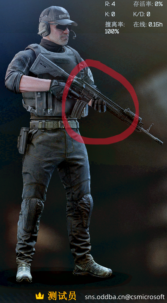 HK 416四轨护木专用 战术持握重制-ODDBA社区