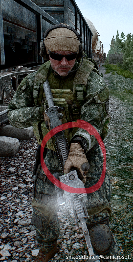 HK 416四轨护木专用 战术持握重制-ODDBA社区