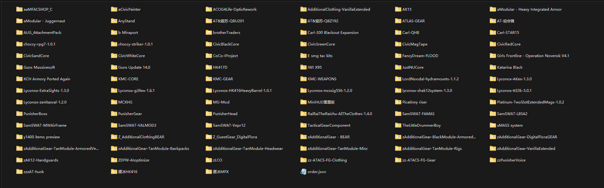 【3.7.x】论如何利用现有mod实现战术网红配枪-ODDBA社区